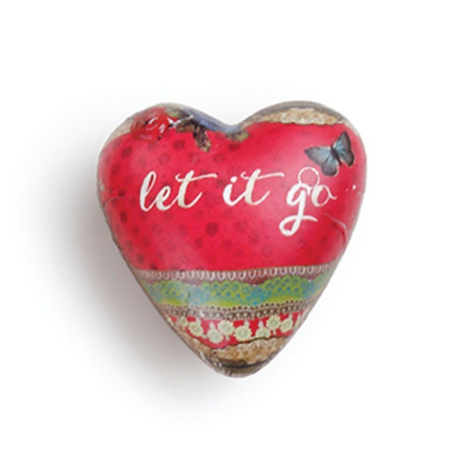 Let It Go Heart Token Demdaco | Olive & Myrrh