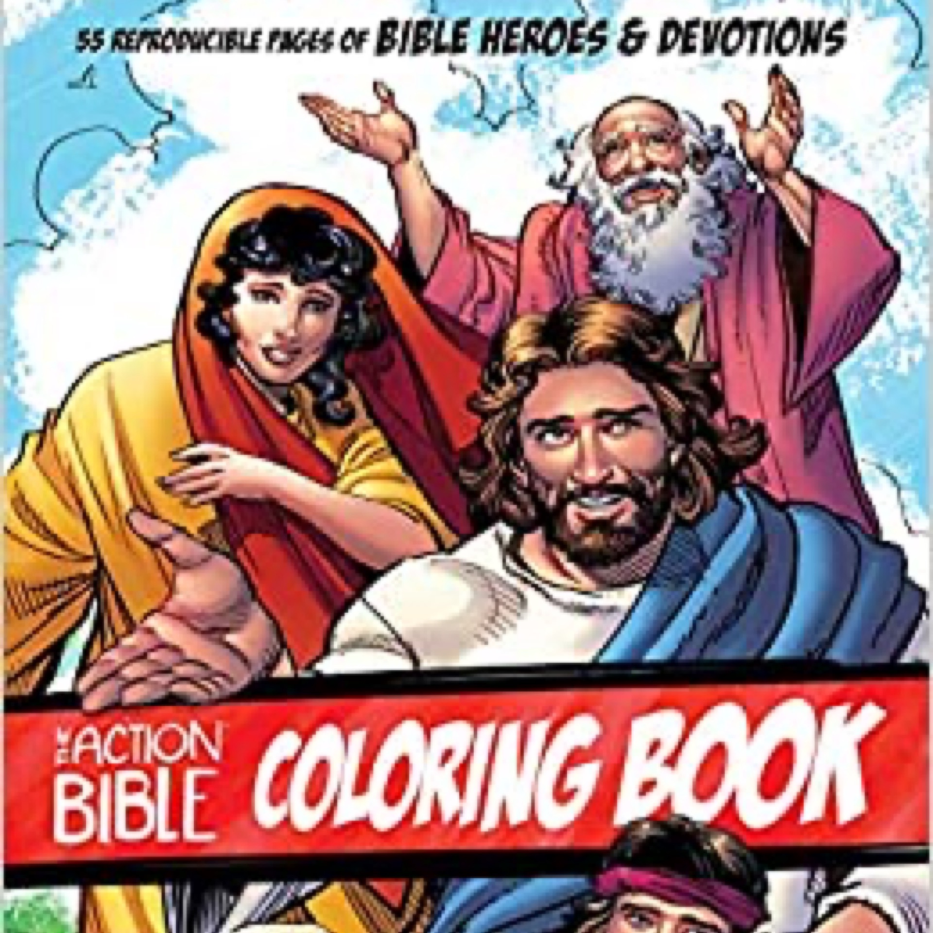 The Action Bible Coloring Book | Olive & Myrrh