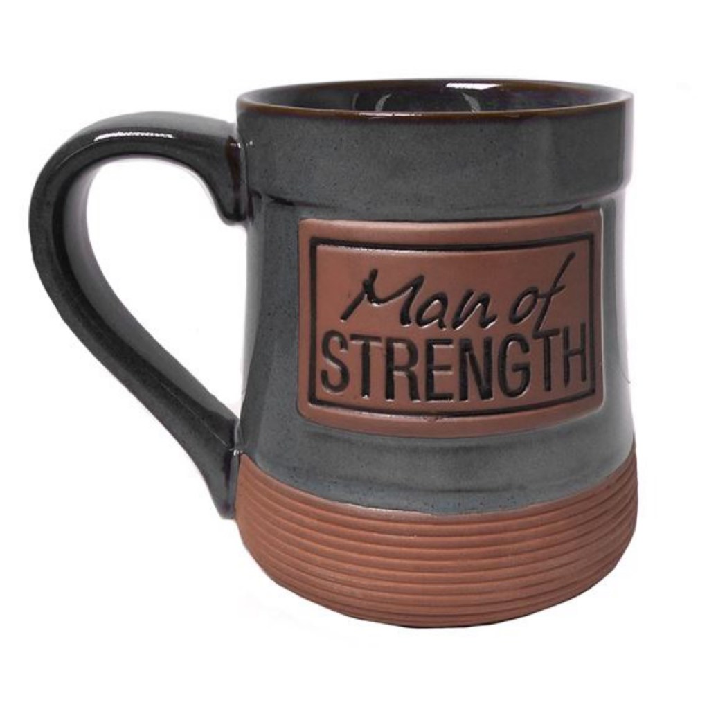 Man Of Strength Pottery Mug 56805 | Olive & Myrrh
